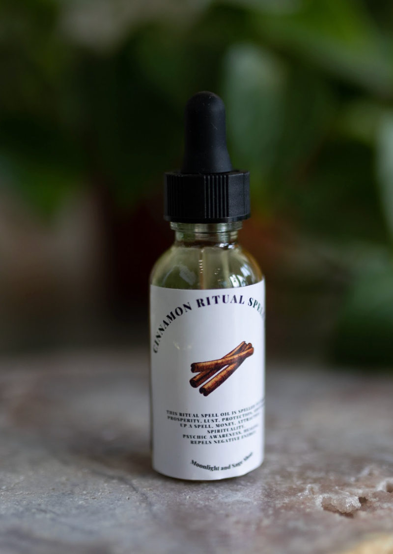 Cinnamon Ritual Spell Oil Prosperity Protection Attraction Moonlight And Sage Shop