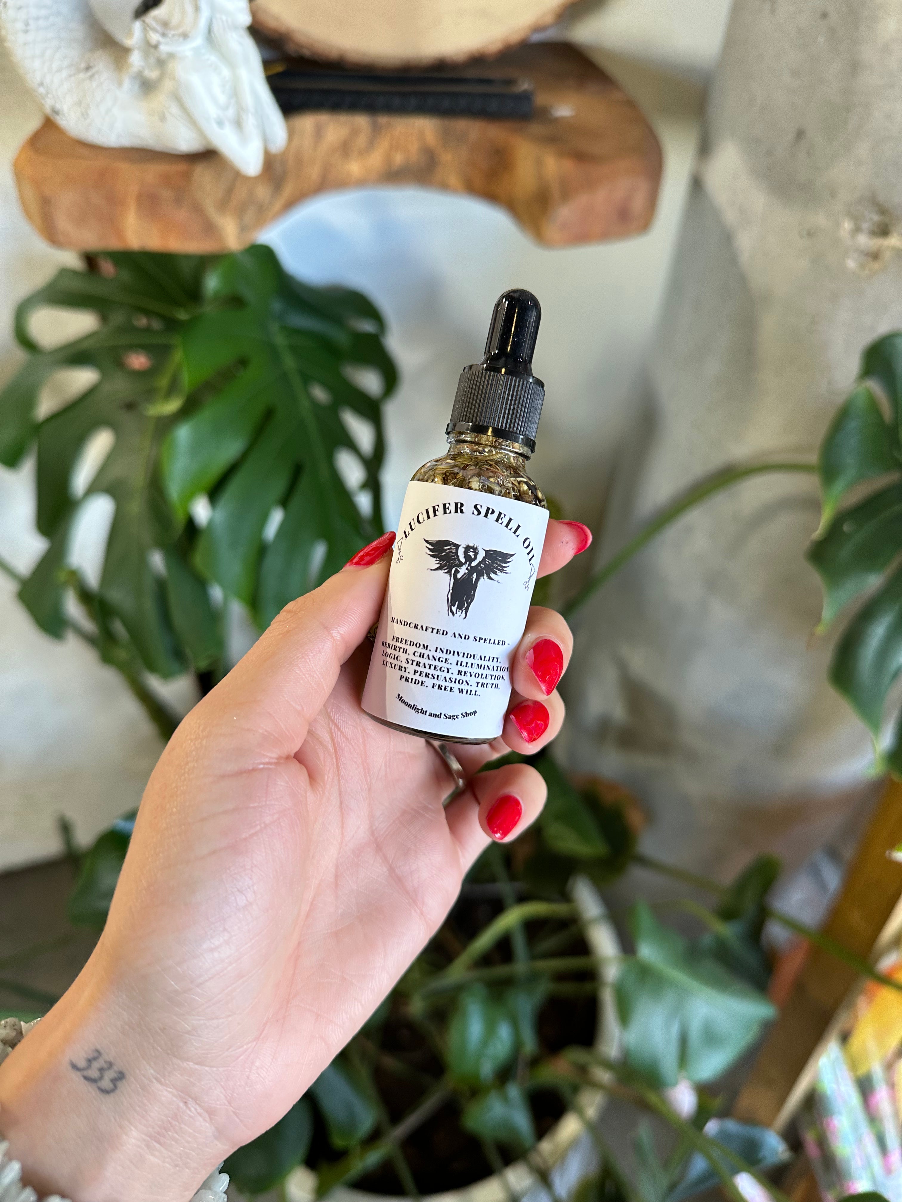 Lord Lucifer Ritual Spell Deity Oil – Moonlight And Sage Shop