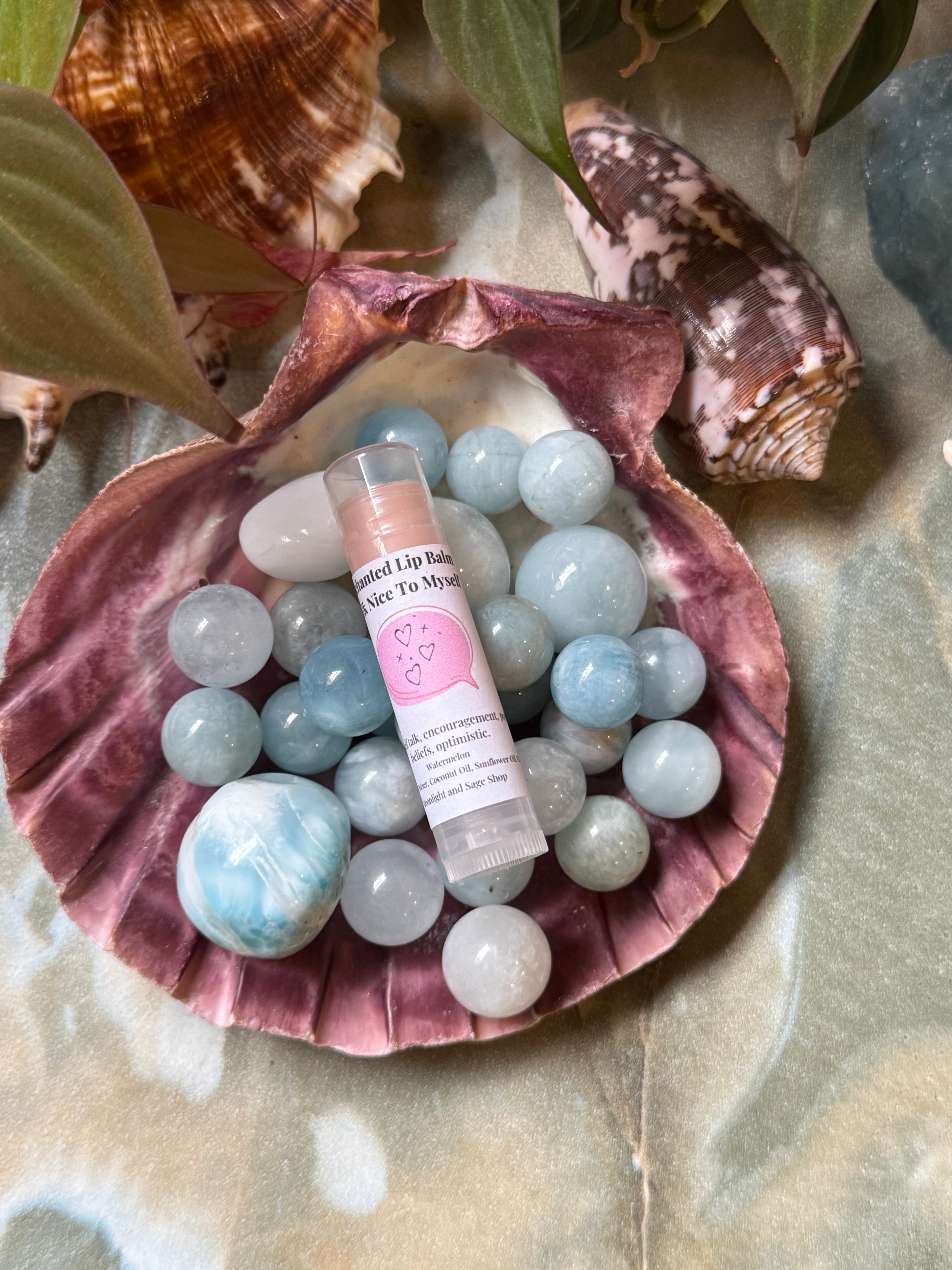 Talk Nice To Myself Enchanted Lip Balm – Moonlight And Sage Shop