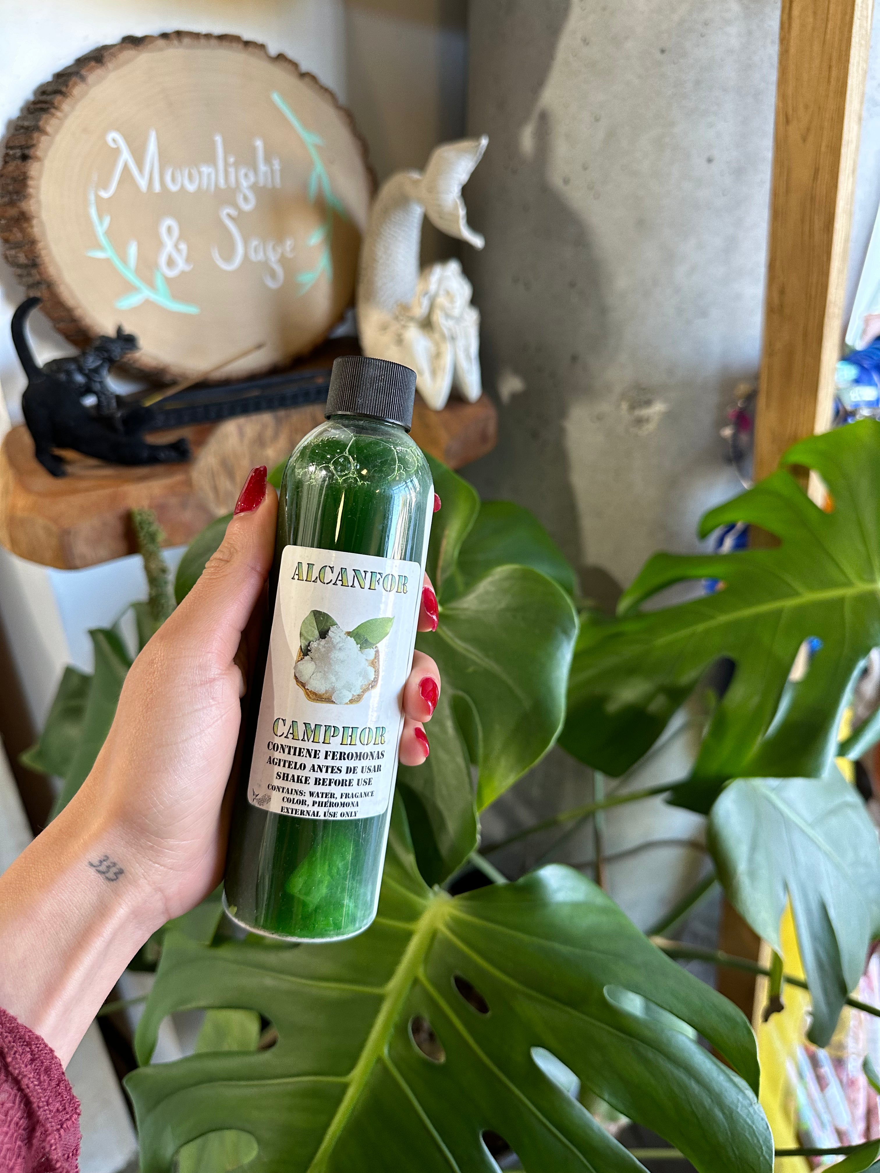 Camphor (Alcanfor) Spiritual Water – Moonlight And Sage Shop
