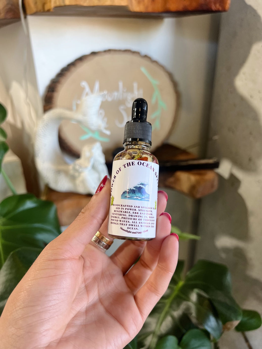 Power of the Ocean Ritual Spell Oil (Power, Strength, Centering ...