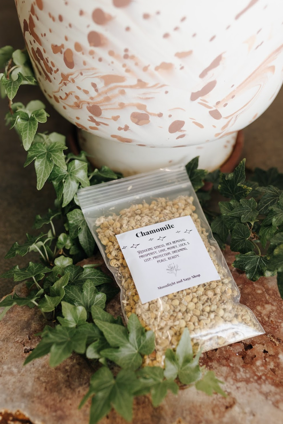 Whole Chamomile Flowers Herb – Moonlight And Sage Shop