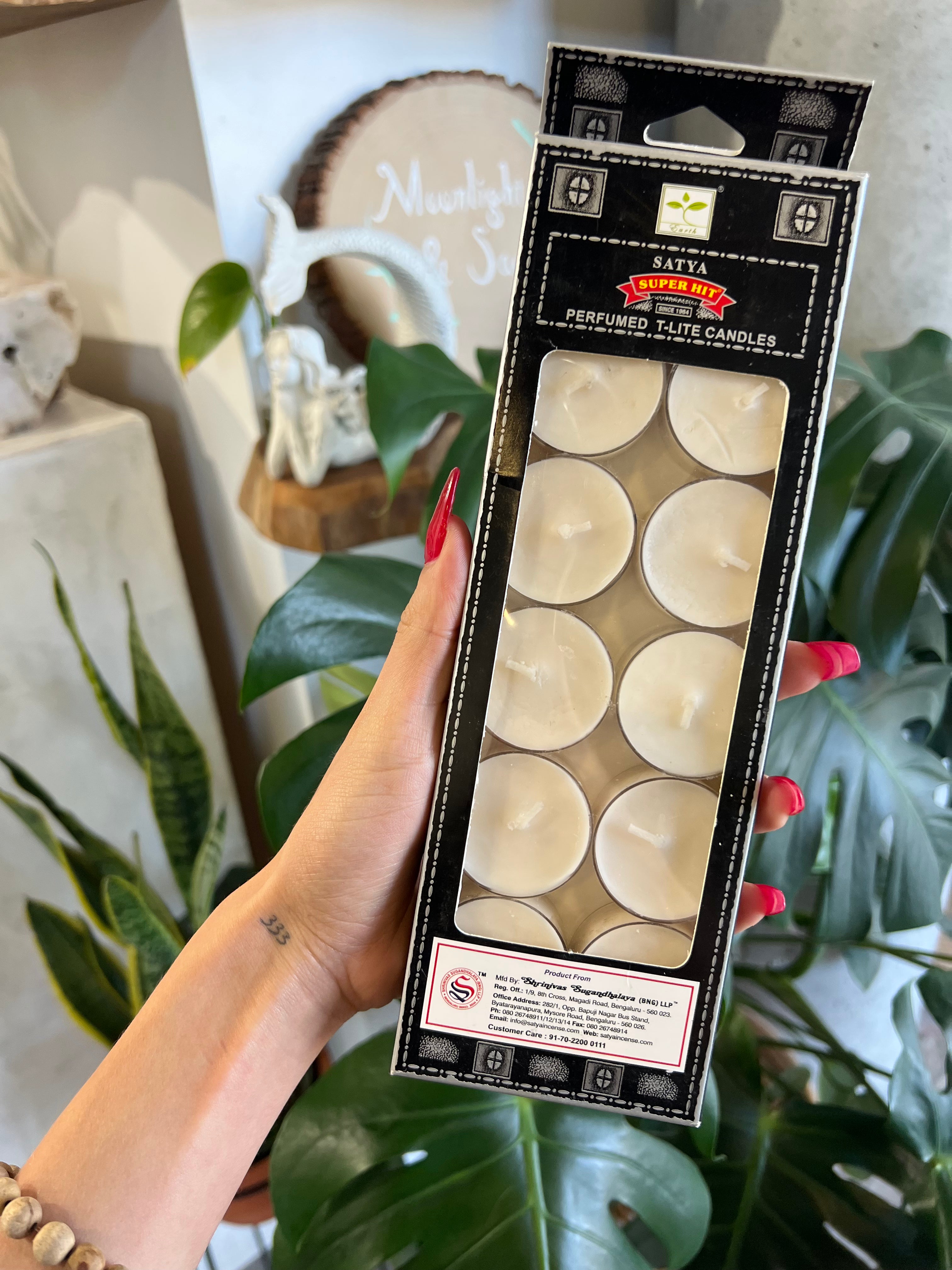 Super Hit Perfumed Tea Light Candles Satya – Moonlight And Sage Shop